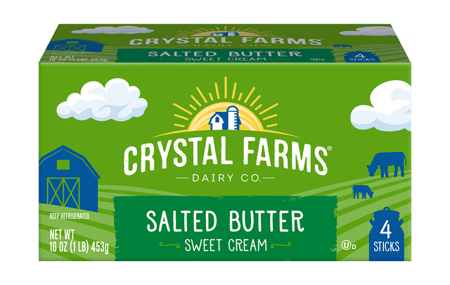 Crystal Farms Salted Butter – Western Wholesale Inc.