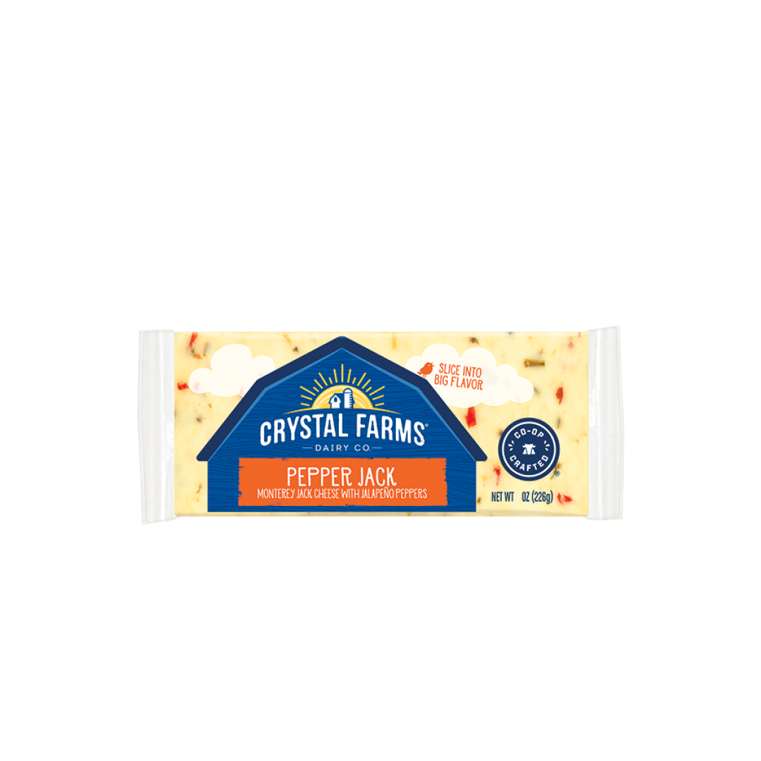 Crystal Farms Pepper Jack Chunk – Western Wholesale Inc.